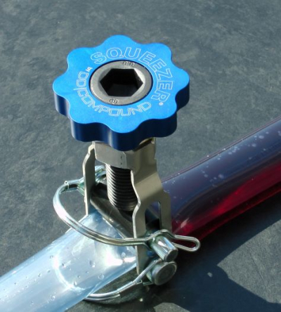 Line Clamp for Resin Infusion - for hose diameter up to 1"